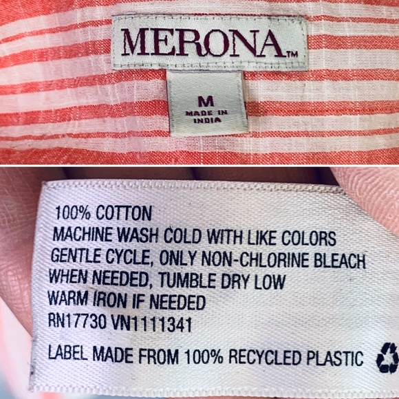 Merona | Tops | Merona Candystripe 4 Button Tunic Size Medium | Poshmark